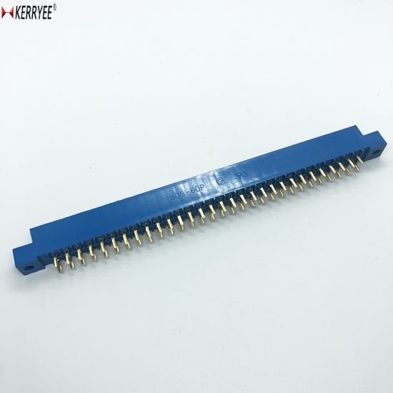 3.96mm Pitch PCB Solder Card Edge Connector With Flange