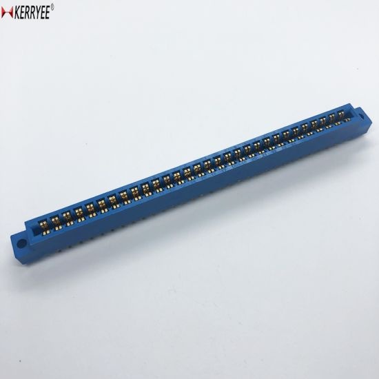 3.96mm Pitch PCB Solder Card Edge Connector With Flange