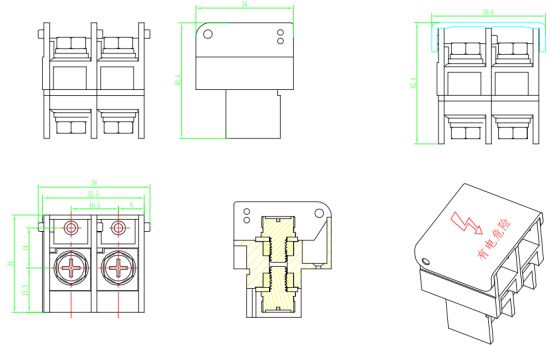 Barrier terminal block BYD BMS